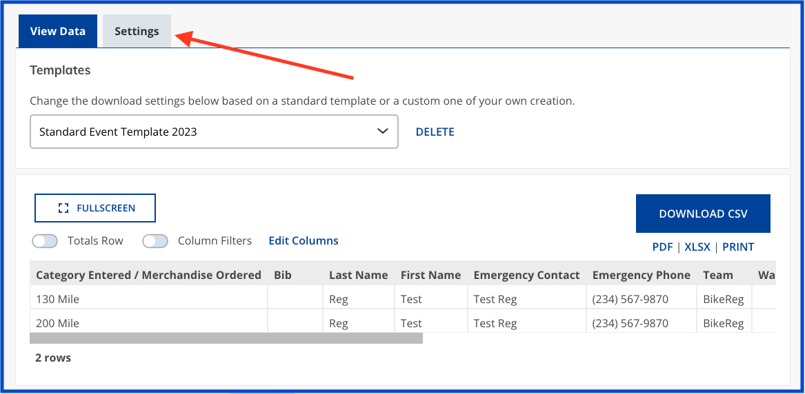 TriReg.com - online triathlon event registration